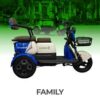 Triciclo eléctrico Evobike Family de 3 ruedas en Colombia